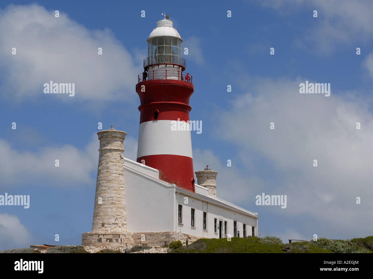 Cape Agulhas Lighthouse Cape Agulhas is the most southerly point of the ...