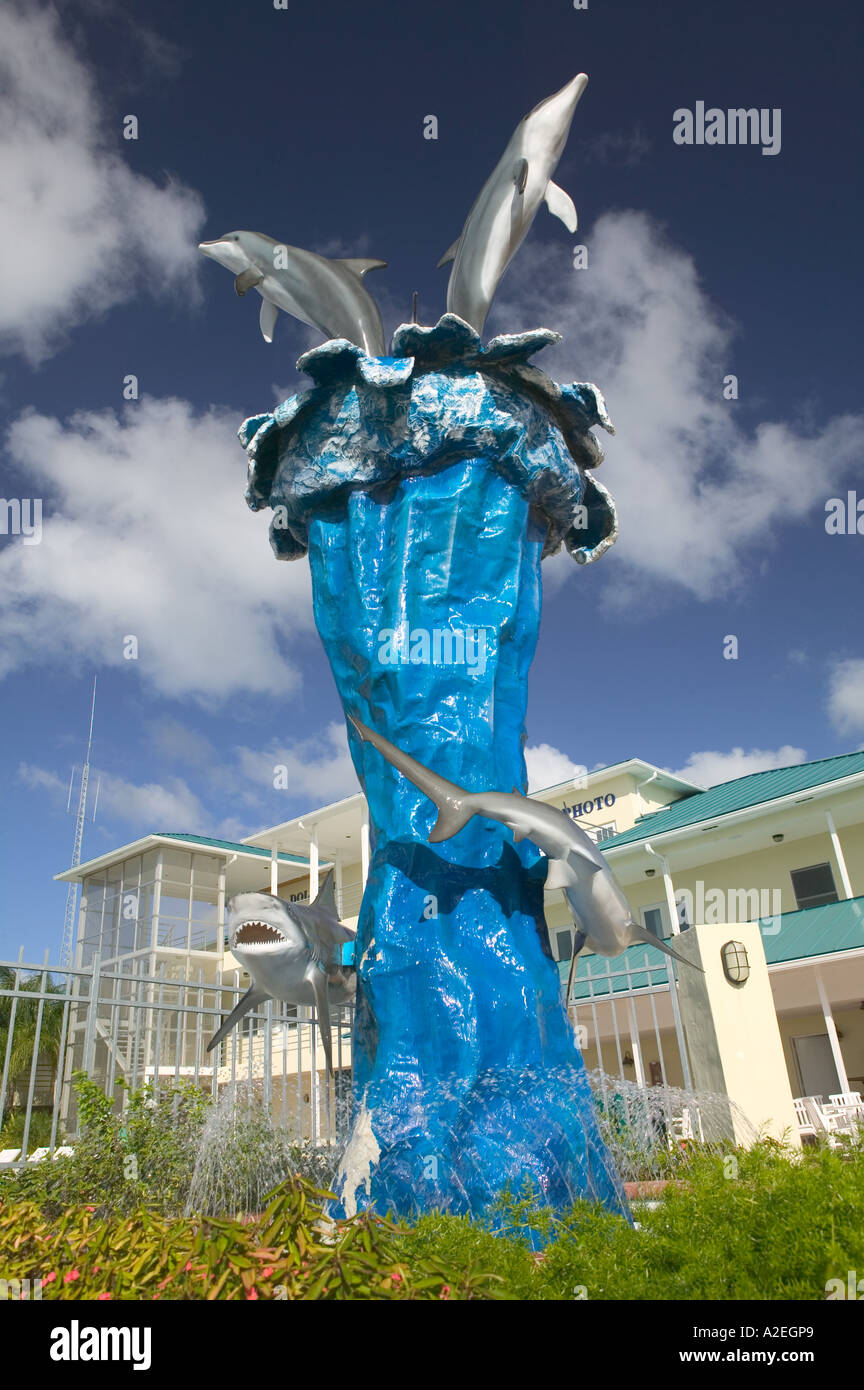 BAHAMAS, Grand Bahama Island, Lucaya: Port Lucaya Marketplace, Dolphin ...