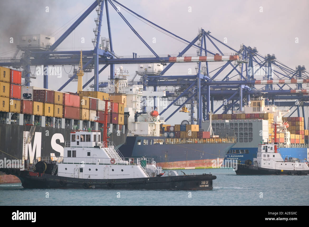 BAHAMAS, Grand Bahama Island, Freeport: Port of Freeport: Container ...