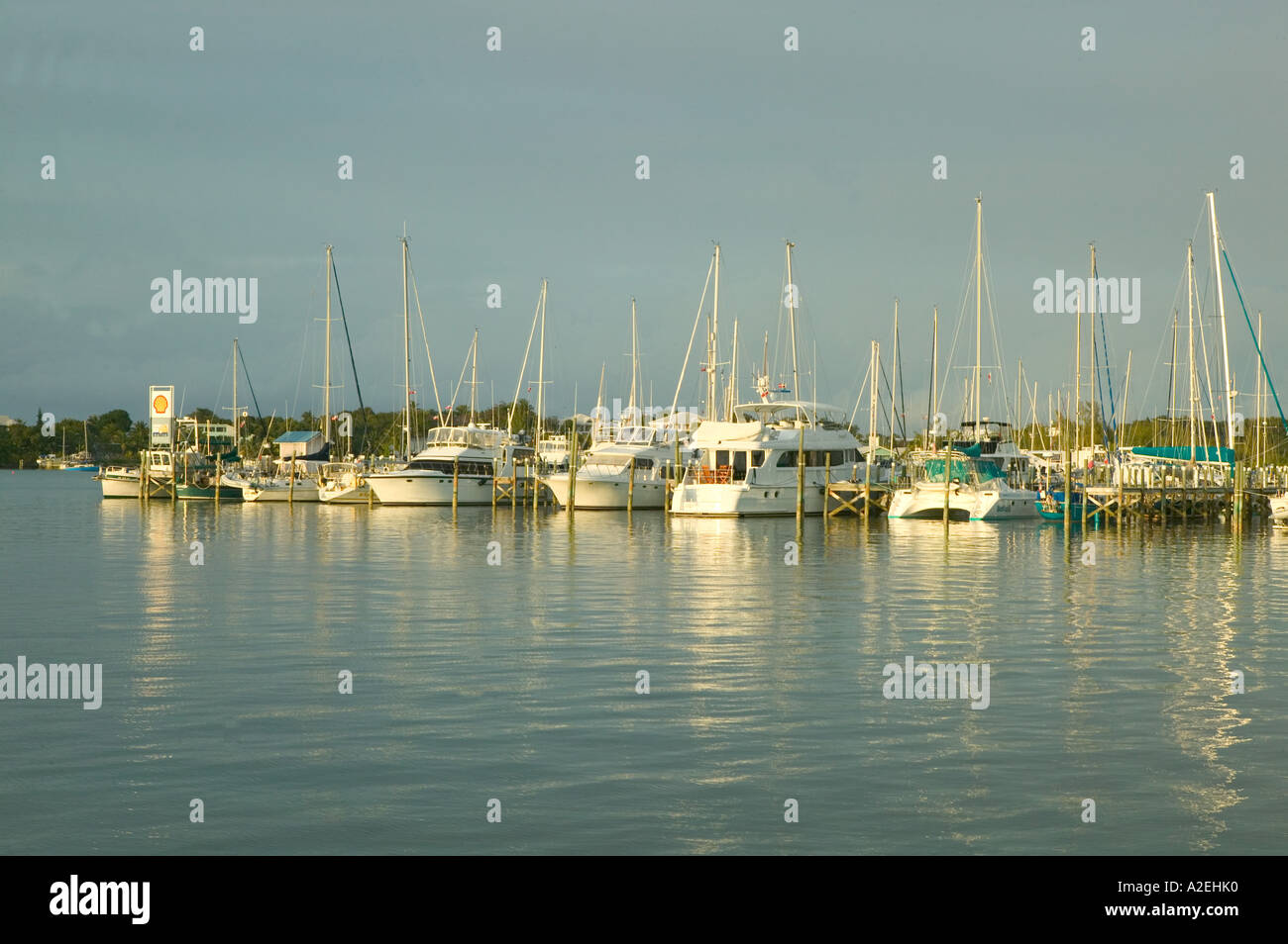 BAHAMAS, Abacos, Great Abaco Island, Marsh Harbour: Town Marina at ...