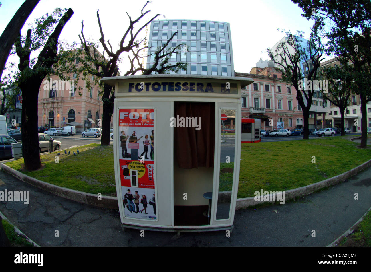 photo booth passport photographs design horizontal blue sky building ...