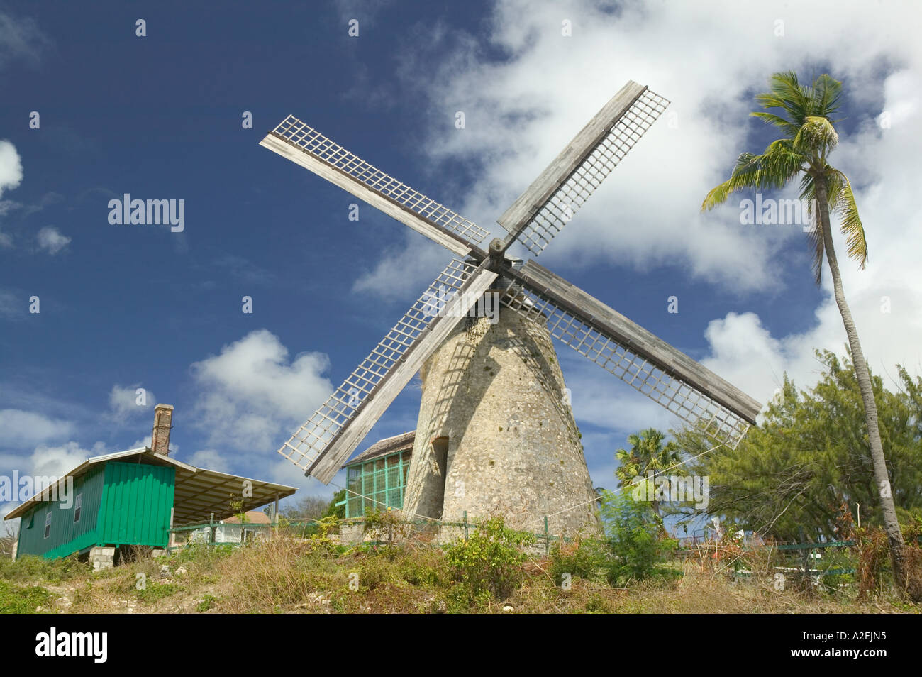 BARBADOS, North East Coast, Morgan Lewis: Morgan Lewis Sugar Mill ...