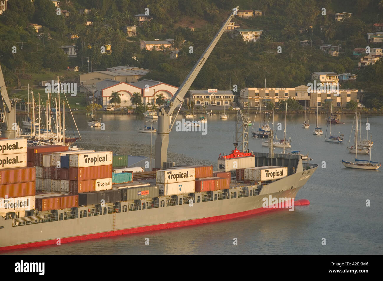 Caribbean, GRENADA, St. George's, St. George's Harbor, The Carenage ...