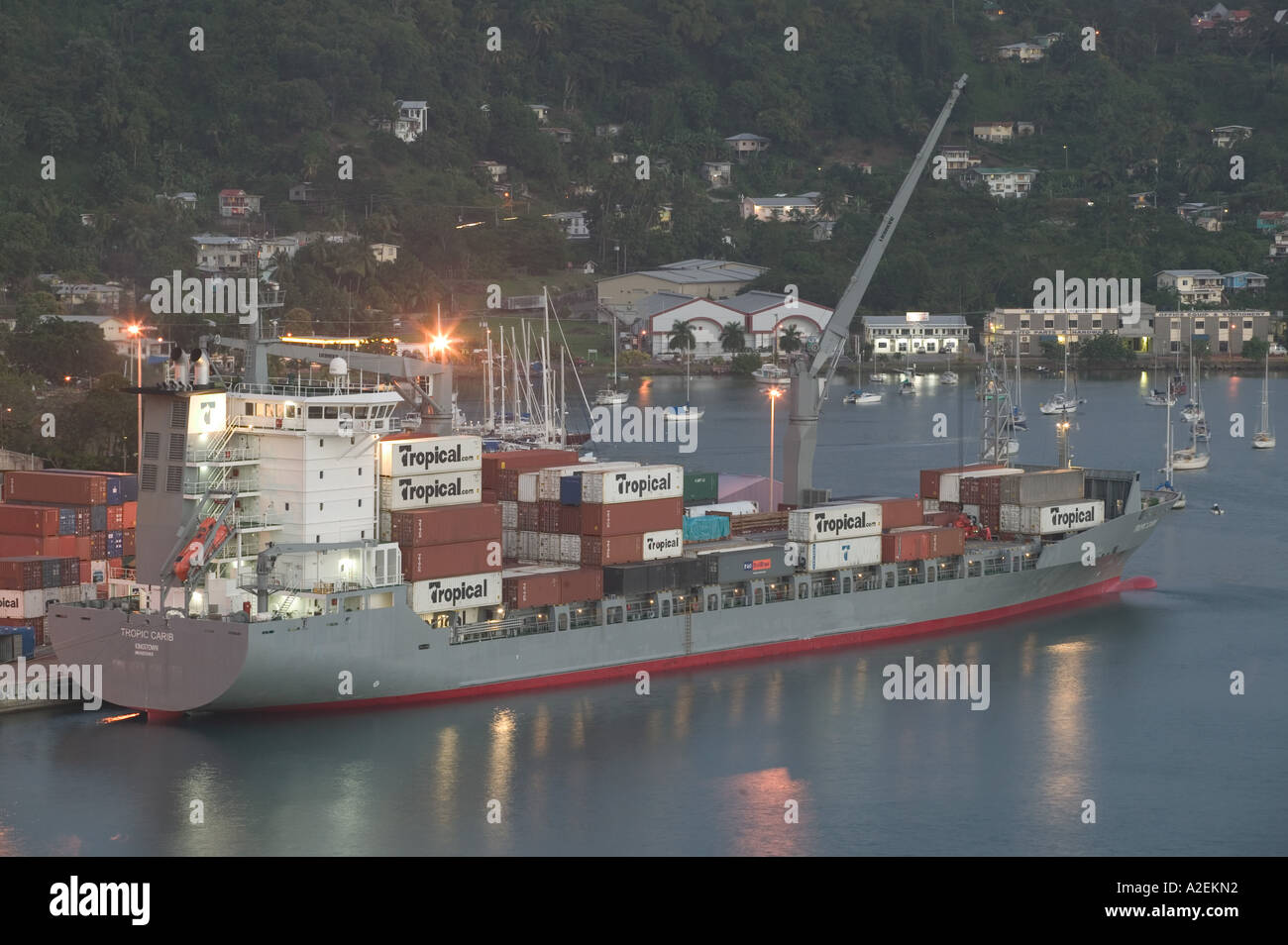 Caribbean, GRENADA, St. George's, St. George's Harbor, The Carenage ...