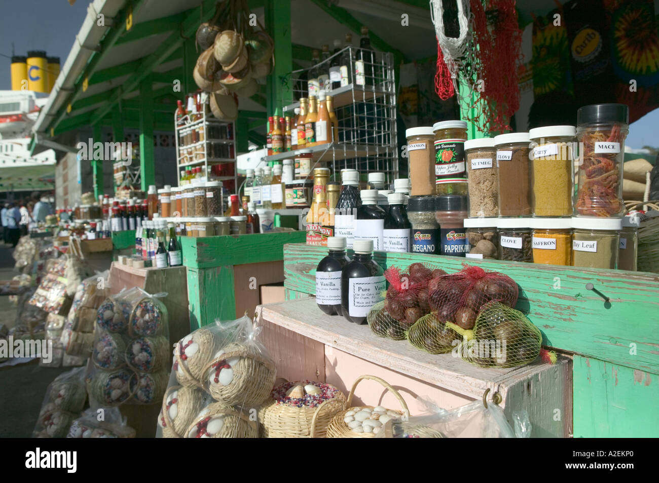 Grenada spice market hi-res stock photography and images - Alamy
