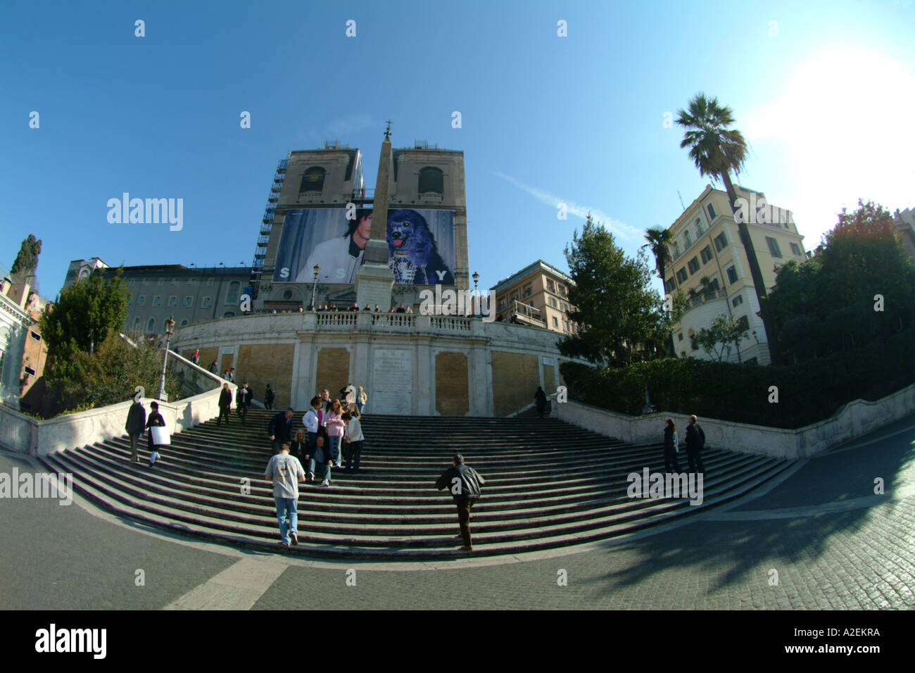 piazza di spagna spanish steps rome roma italy italian capital city ...