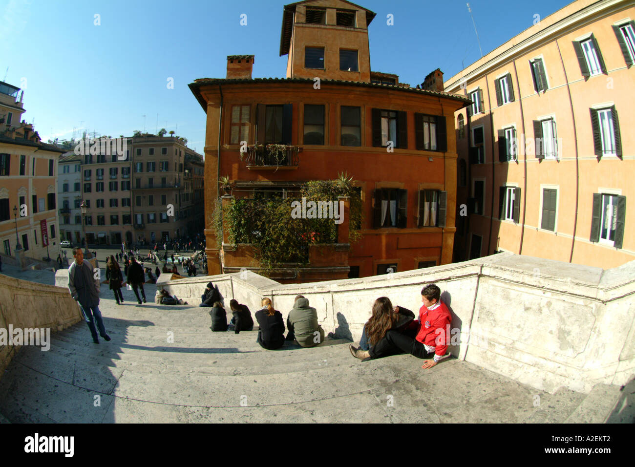 piazza di spagna spanish steps rome roma italy italian capital city ...