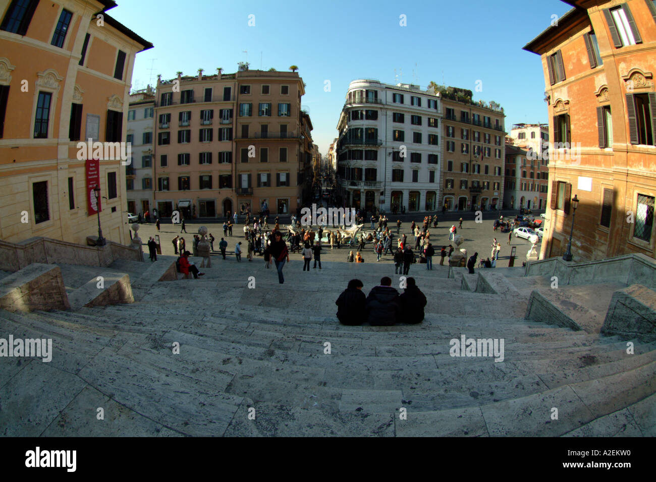piazza di spagna spanish steps rome roma italy italian capital city ...