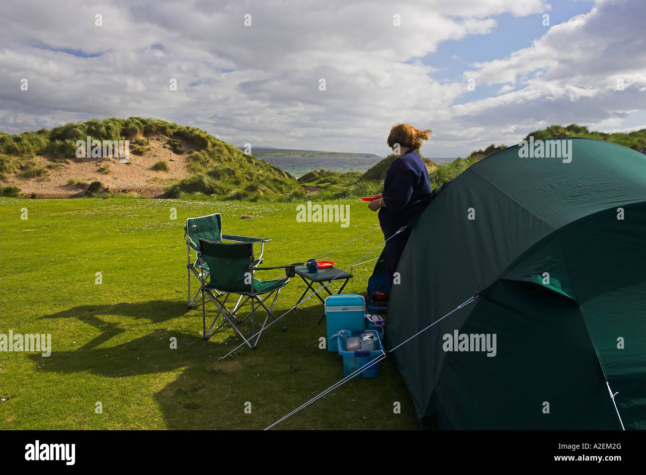 Big Sand Gairloch, The Sands campsite. Western Highlands Scotland 2005 ...