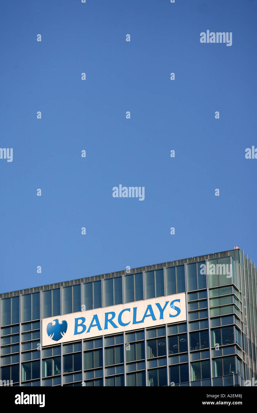 Barclays building canary wharf hi-res stock photography and images - Alamy