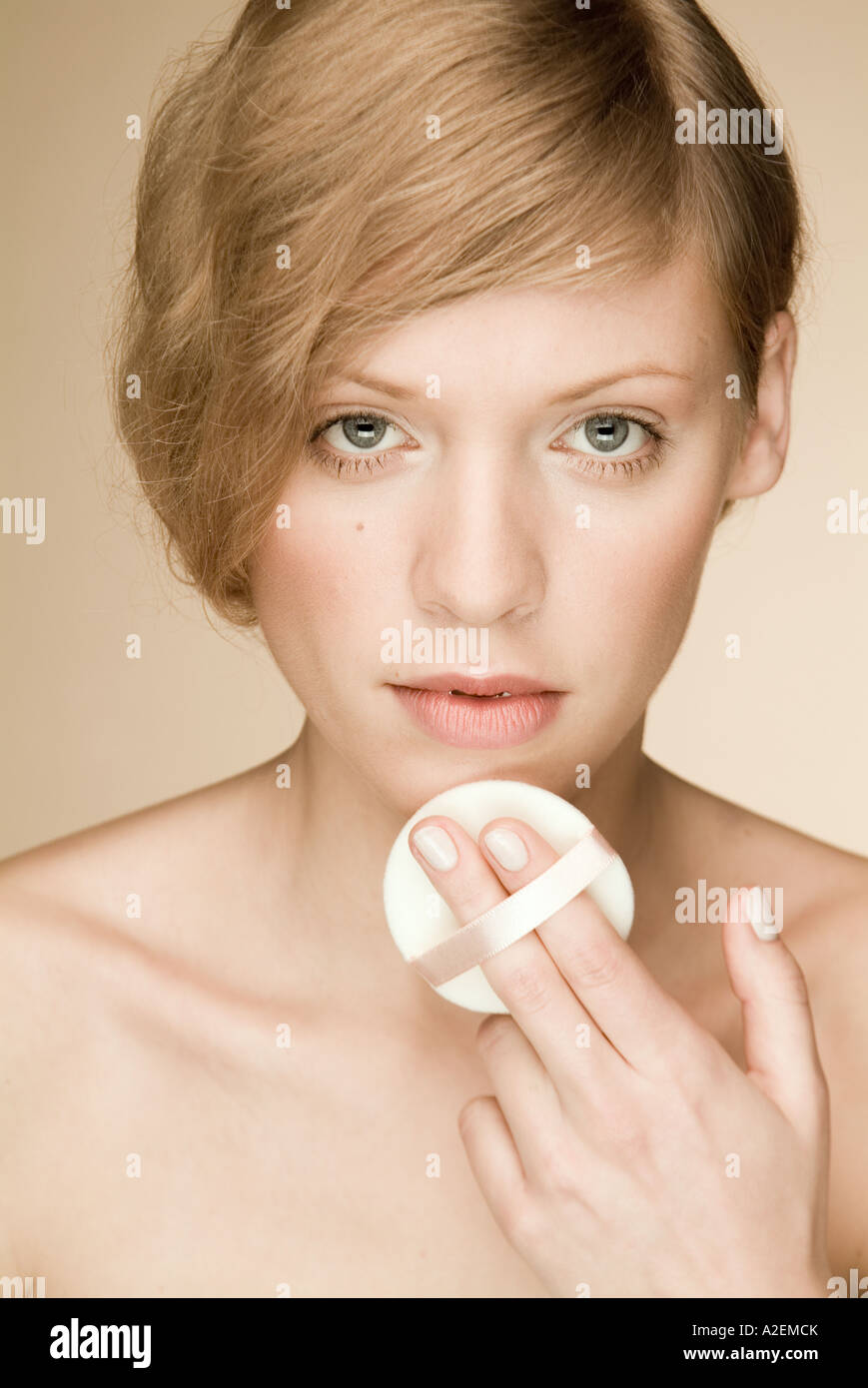 Blonde cleavage hi-res stock photography and images - Alamy