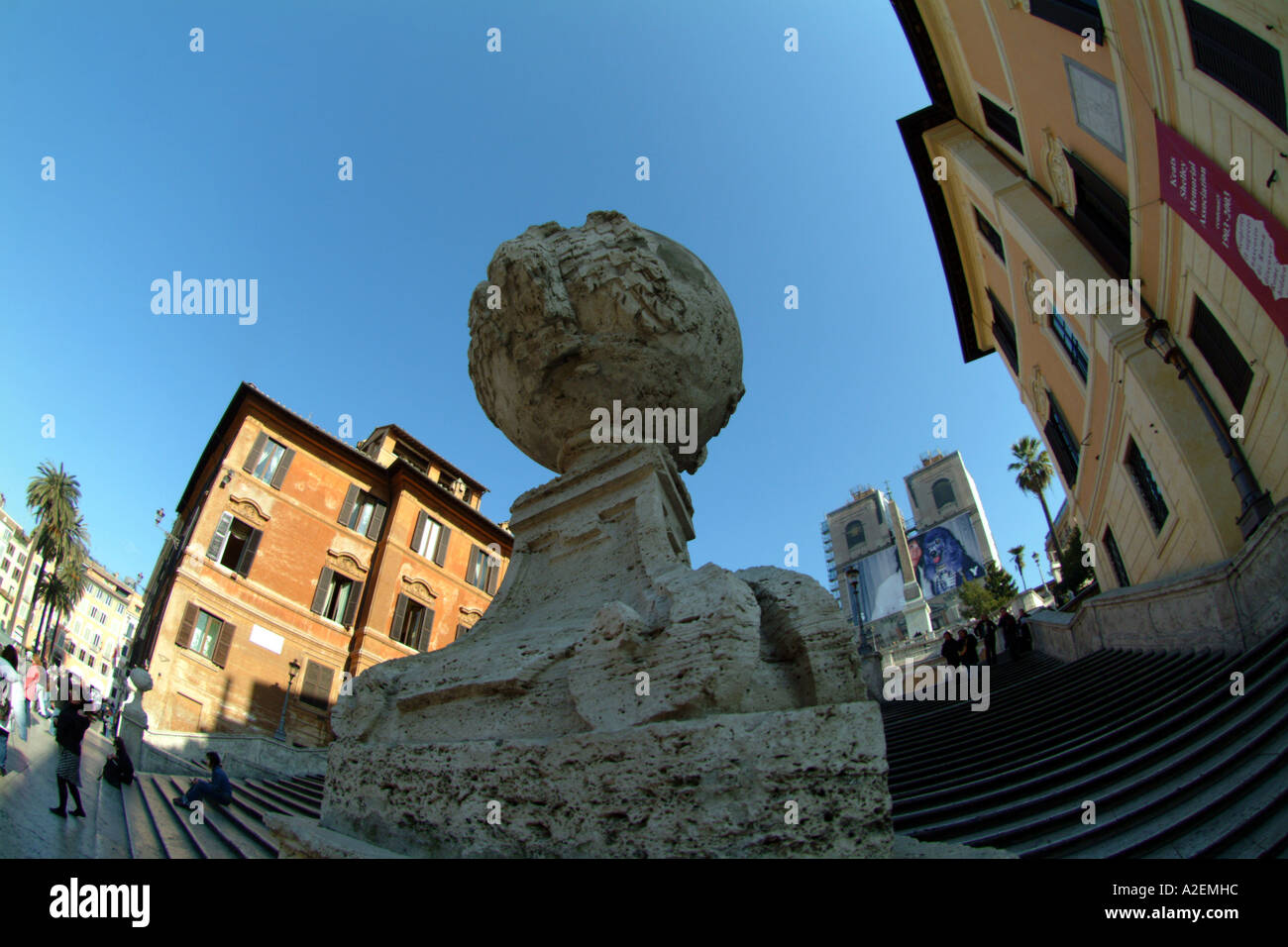piazza di spagna spanish steps rome roma italy italian capital city ...