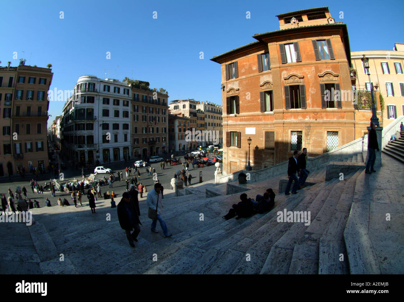 piazza di spagna spanish steps rome roma italy italian capital city ...