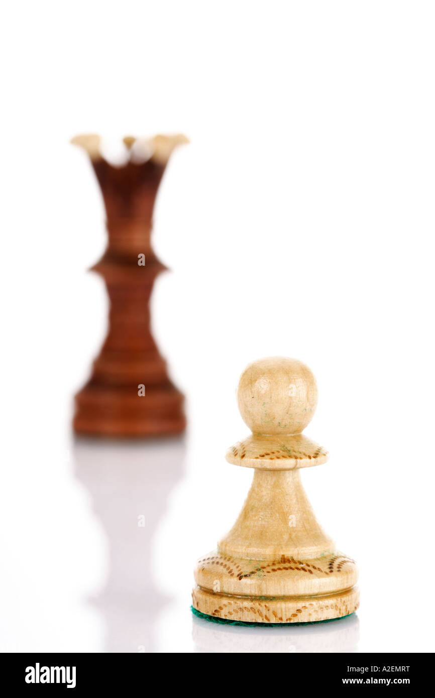 Two chess pieces Stock Photo - Alamy