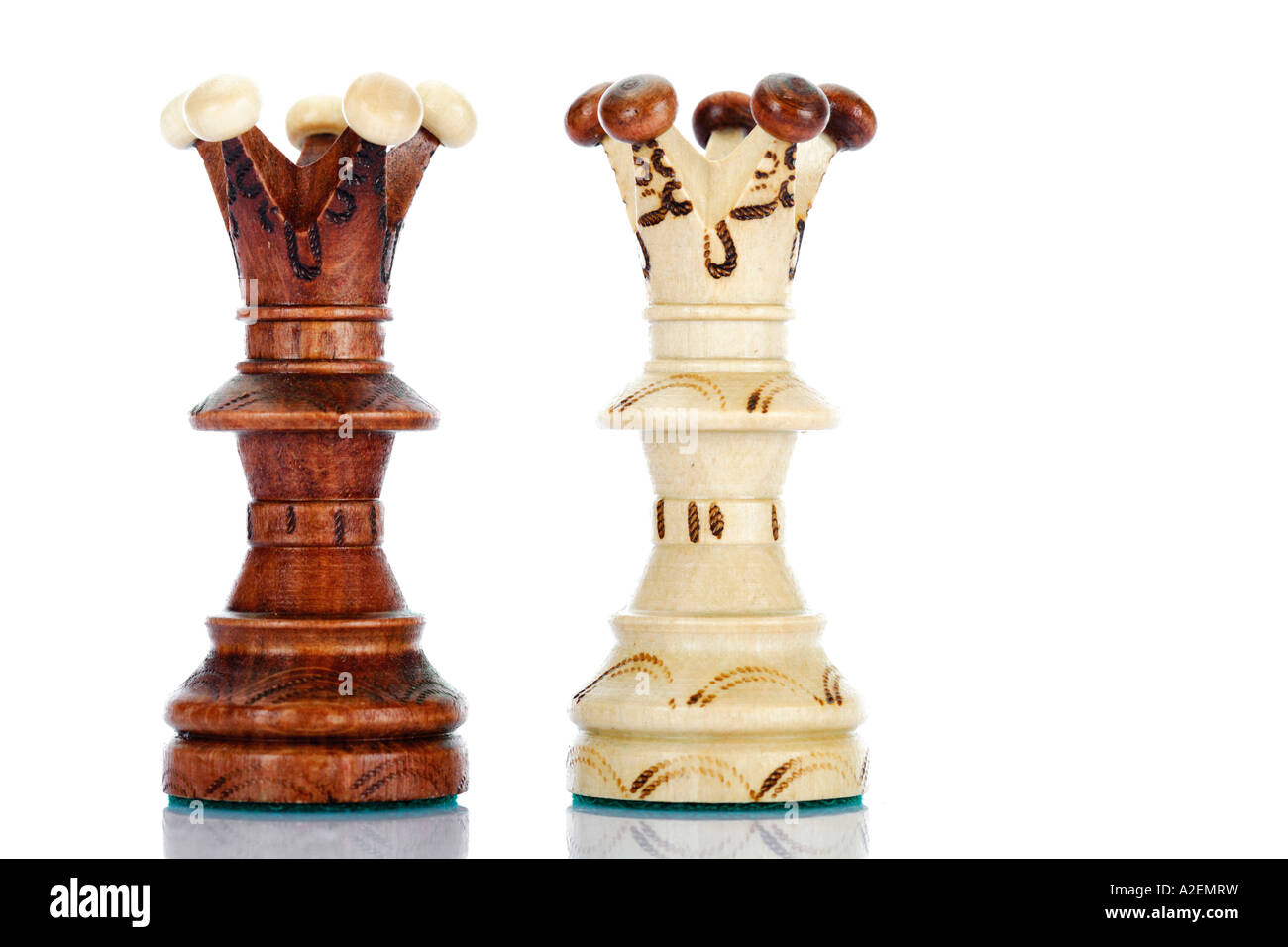 Two chess pieces Stock Photo - Alamy Two chess pieces Stock Photo - Alamy