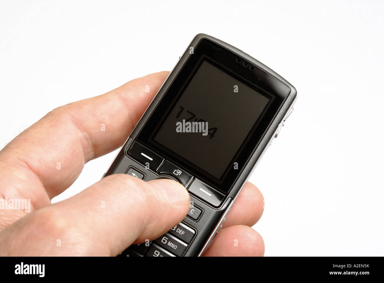 Man holding mobile phone Stock Photo - Alamy