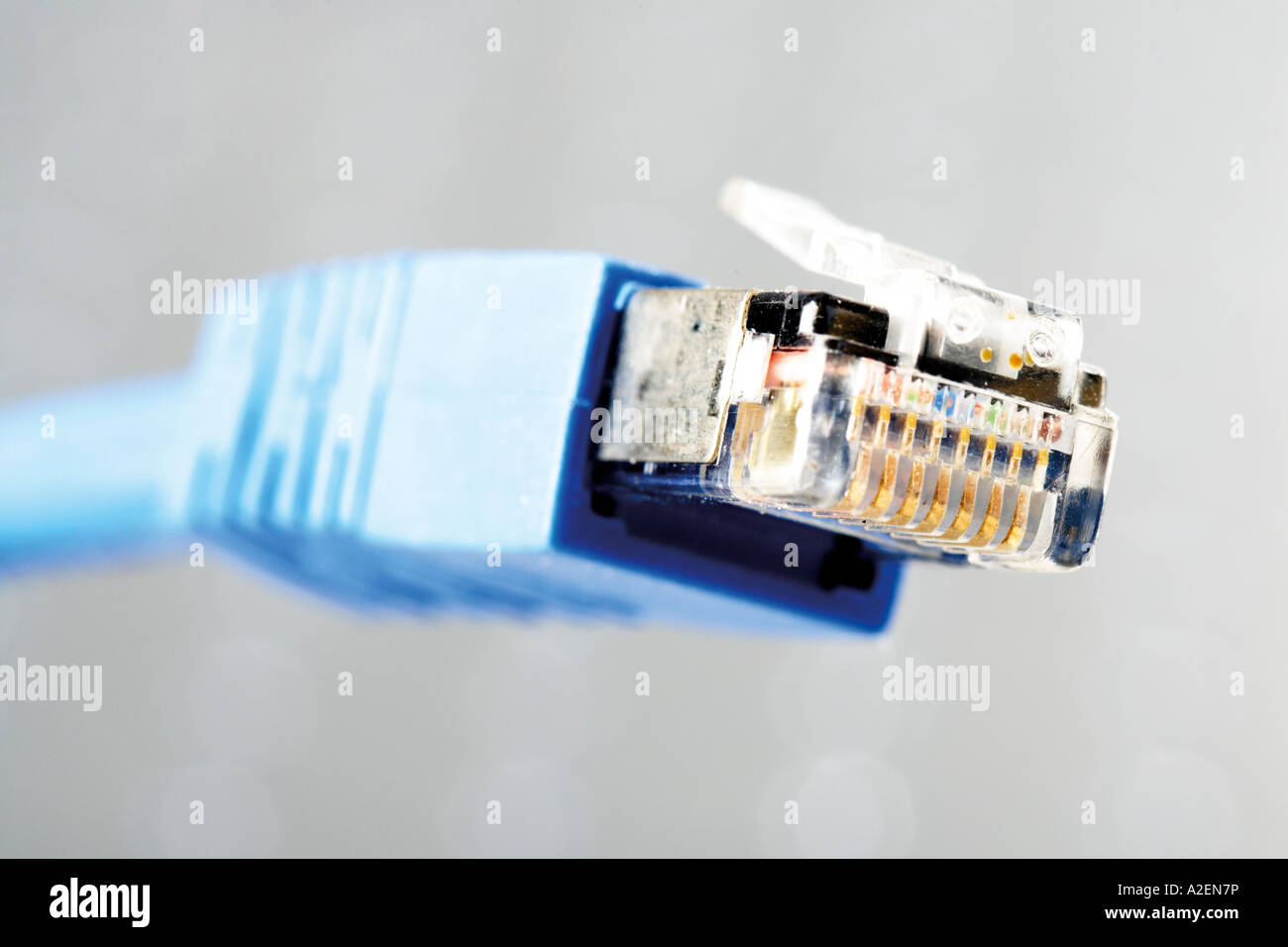 Shot network cables connected hi-res stock photography and images - Alamy