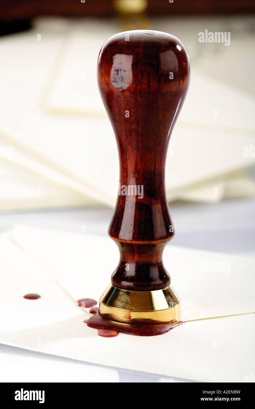 Making a seal hi-res stock photography and images - Alamy