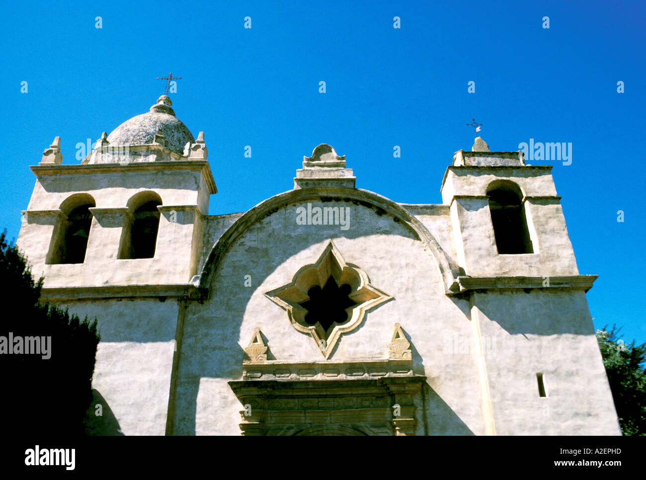California Monterey Region The Carmel Mission Stock Photo - Alamy