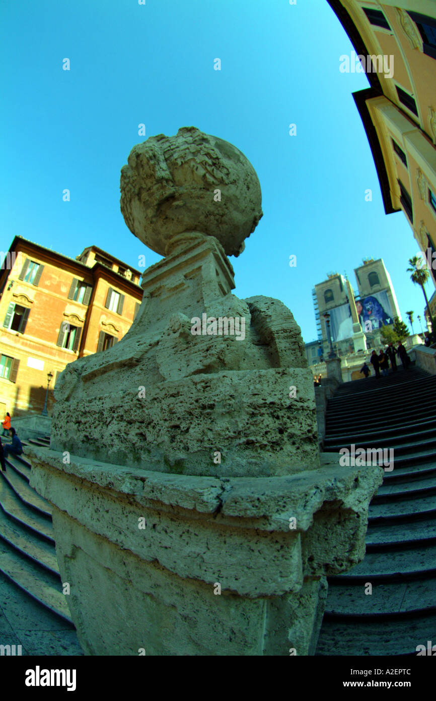 piazza di spagna spanish steps rome roma italy italian capital city ...