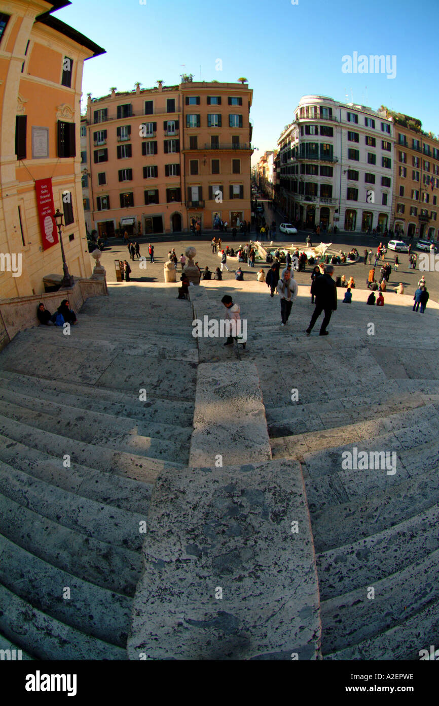 piazza di spagna spanish steps rome roma italy italian capital city ...