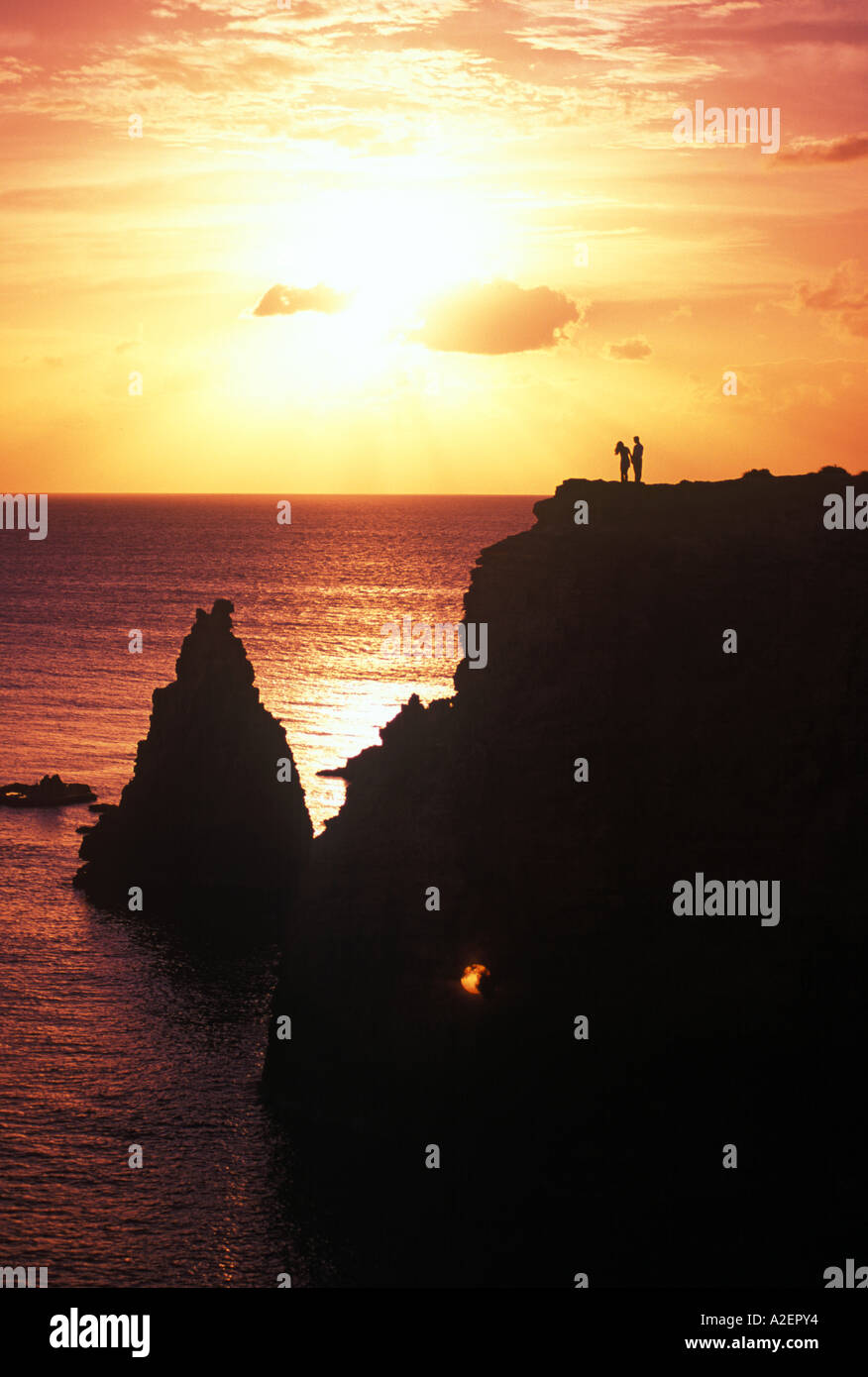 Caribbean, Puerto Rico, Cabo Rojo, sunset Stock Photo - Alamy