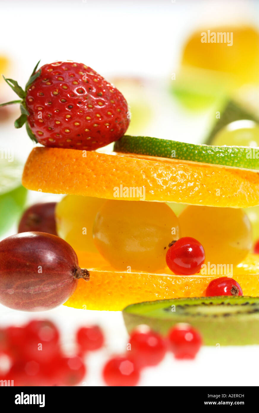 Fresh fruits, close-up Stock Photo - Alamy
