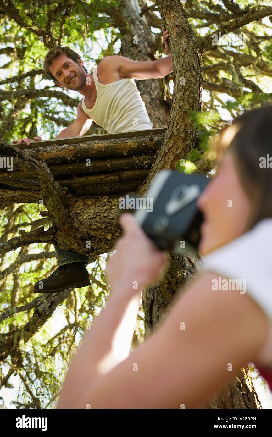 Vertical video low angle close hi-res stock photography and images - Alamy