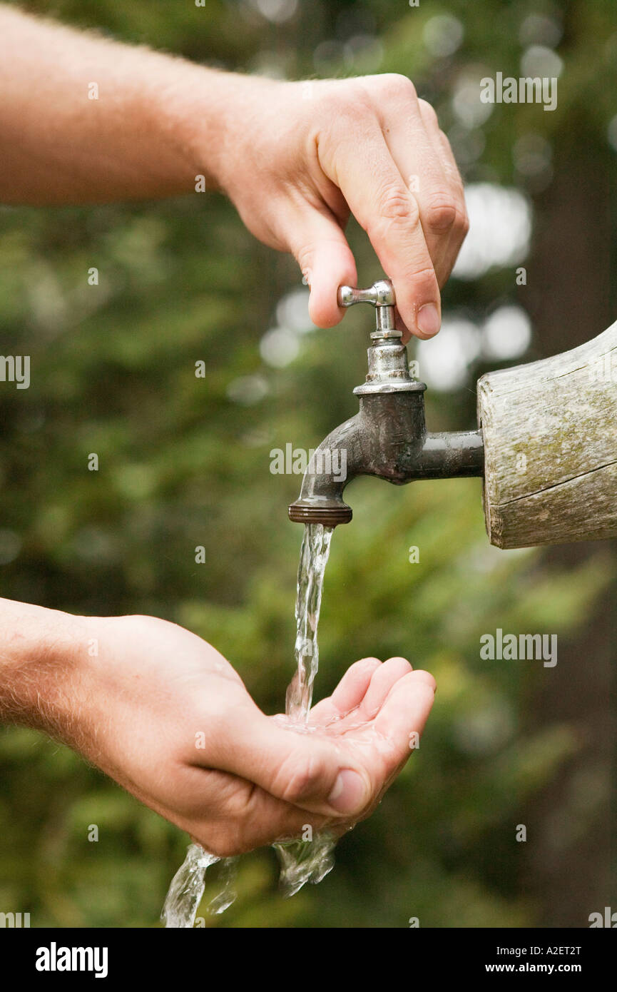 Hands Cupping Water High Resolution Stock Photography and Images - Alamy