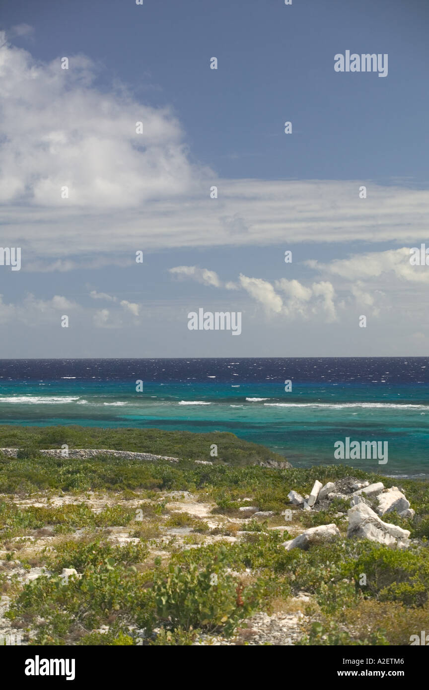 Caribbean, TURKS & CAICOS, South Caicos Island, Cockburn Harbour: Ocean ...
