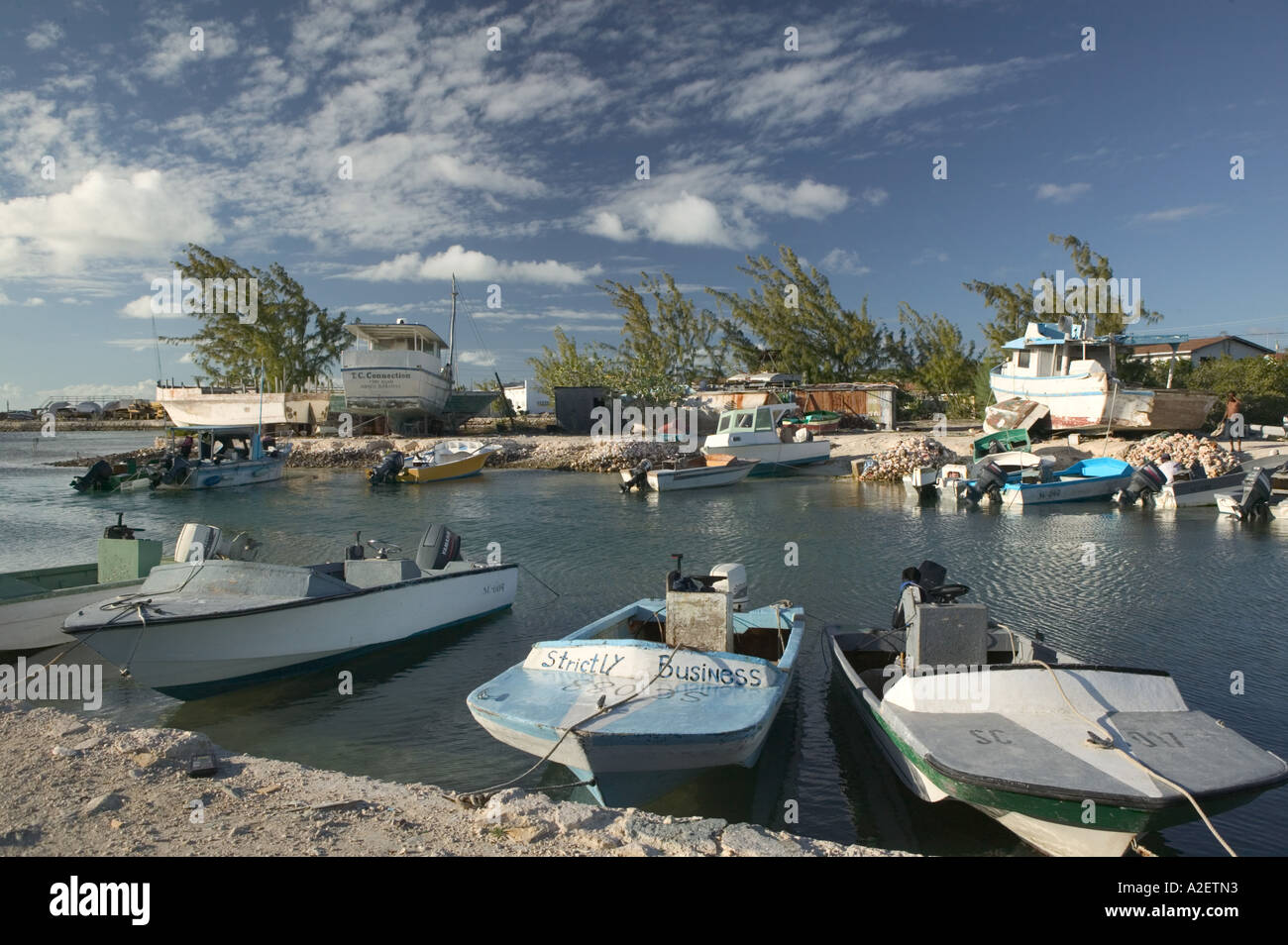 South caicos town hi-res stock photography and images - Alamy