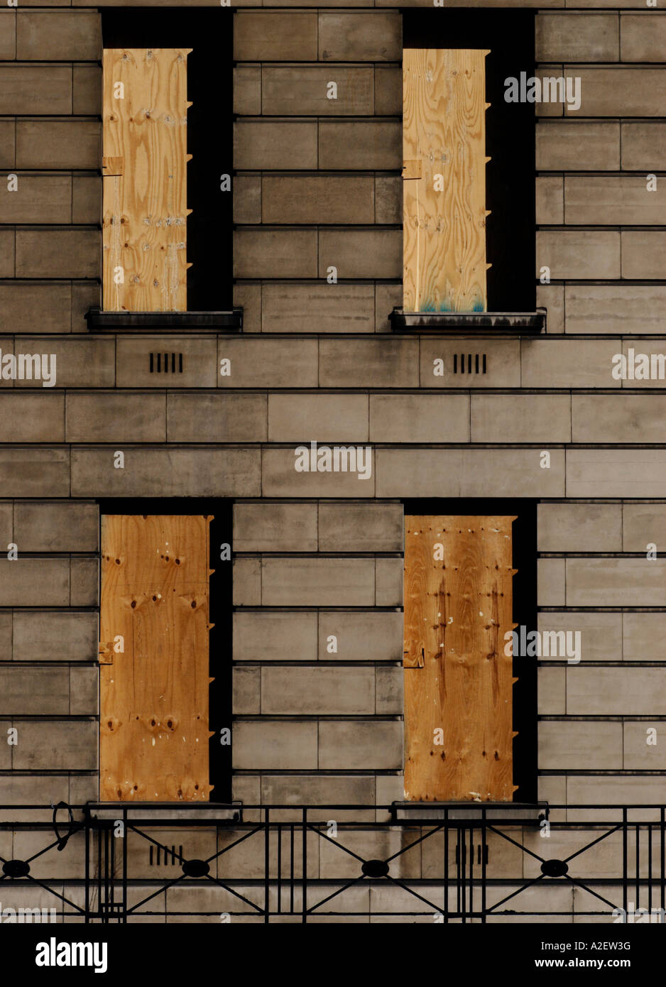 Blanked windows hi-res stock photography and images - Alamy