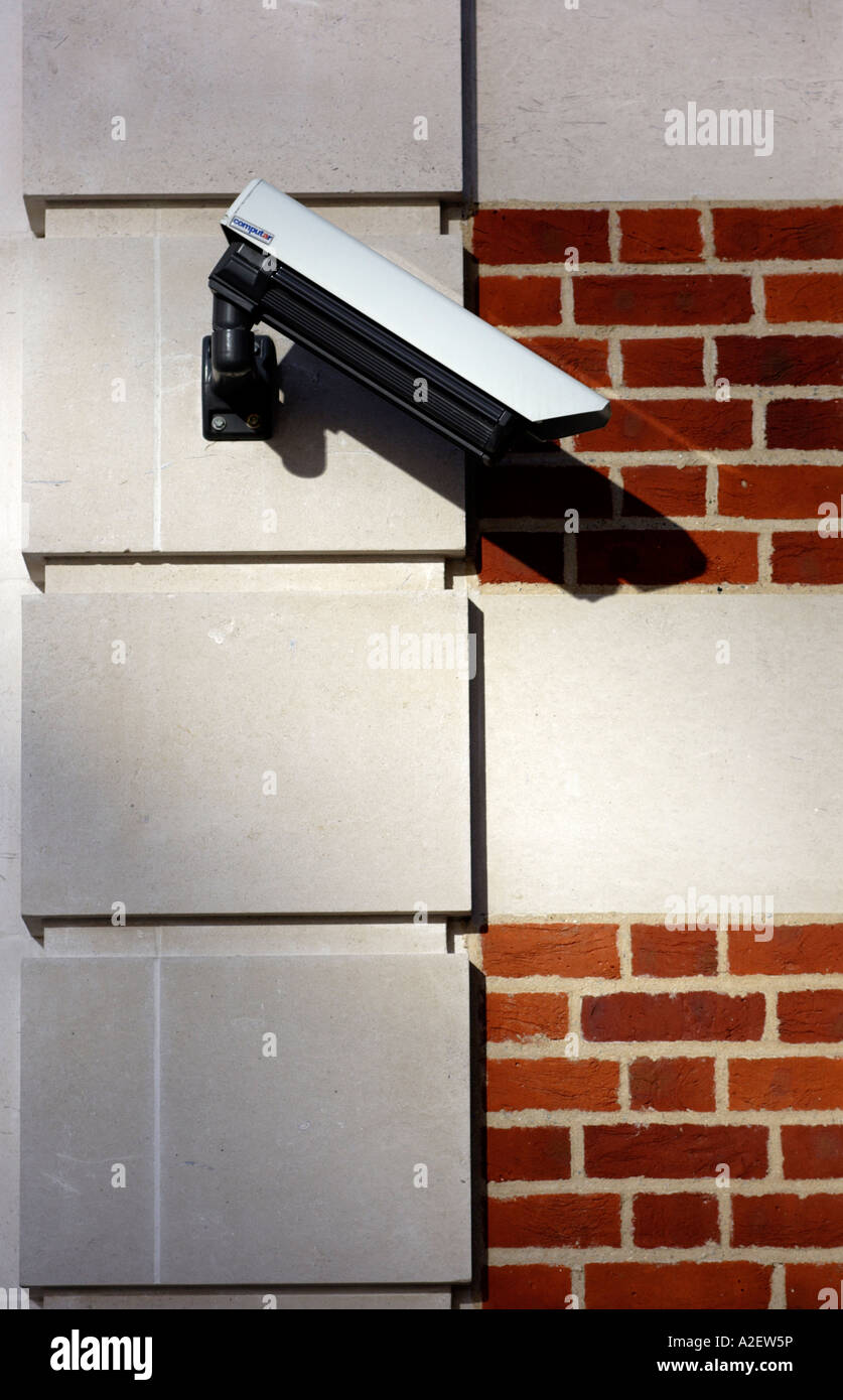 CCTV camera mounted on exterior wall Stock Photo - Alamy