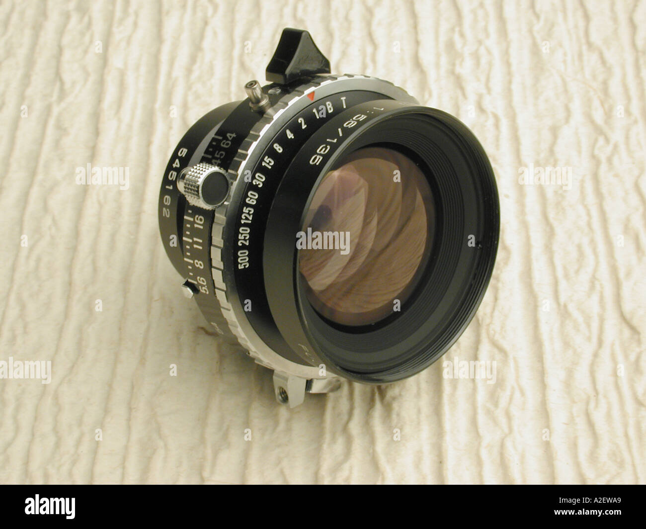 View camera lens Stock Photo - Alamy