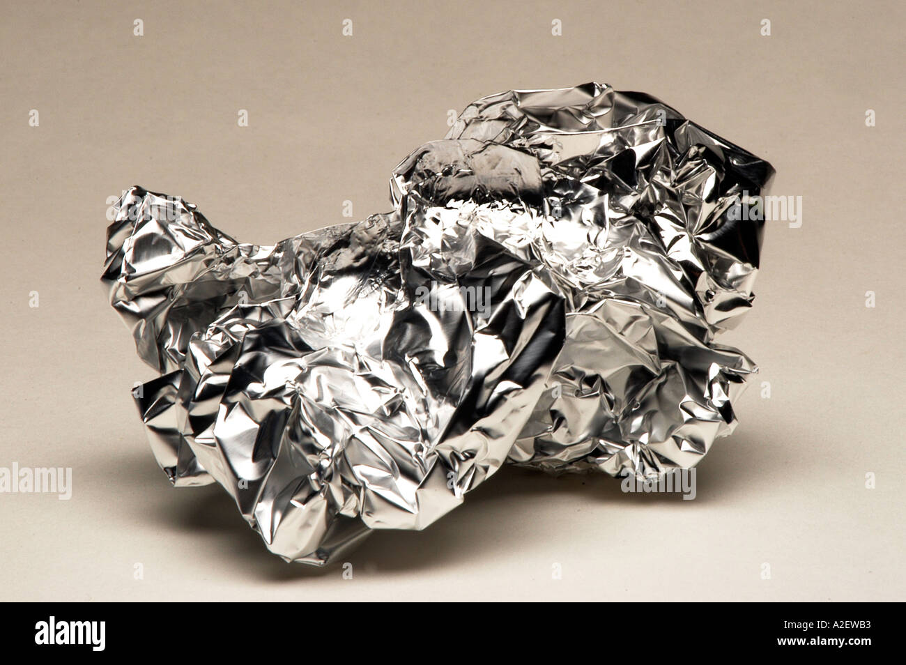 Crumpled up aluminum foil Stock Photo - Alamy