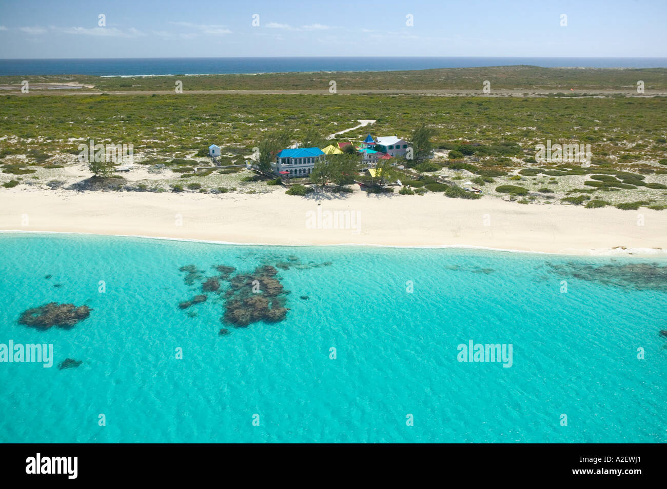 Caribbean, TURKS & CAICOS, Salt Cay Island, Balfour Town: Windmills ...