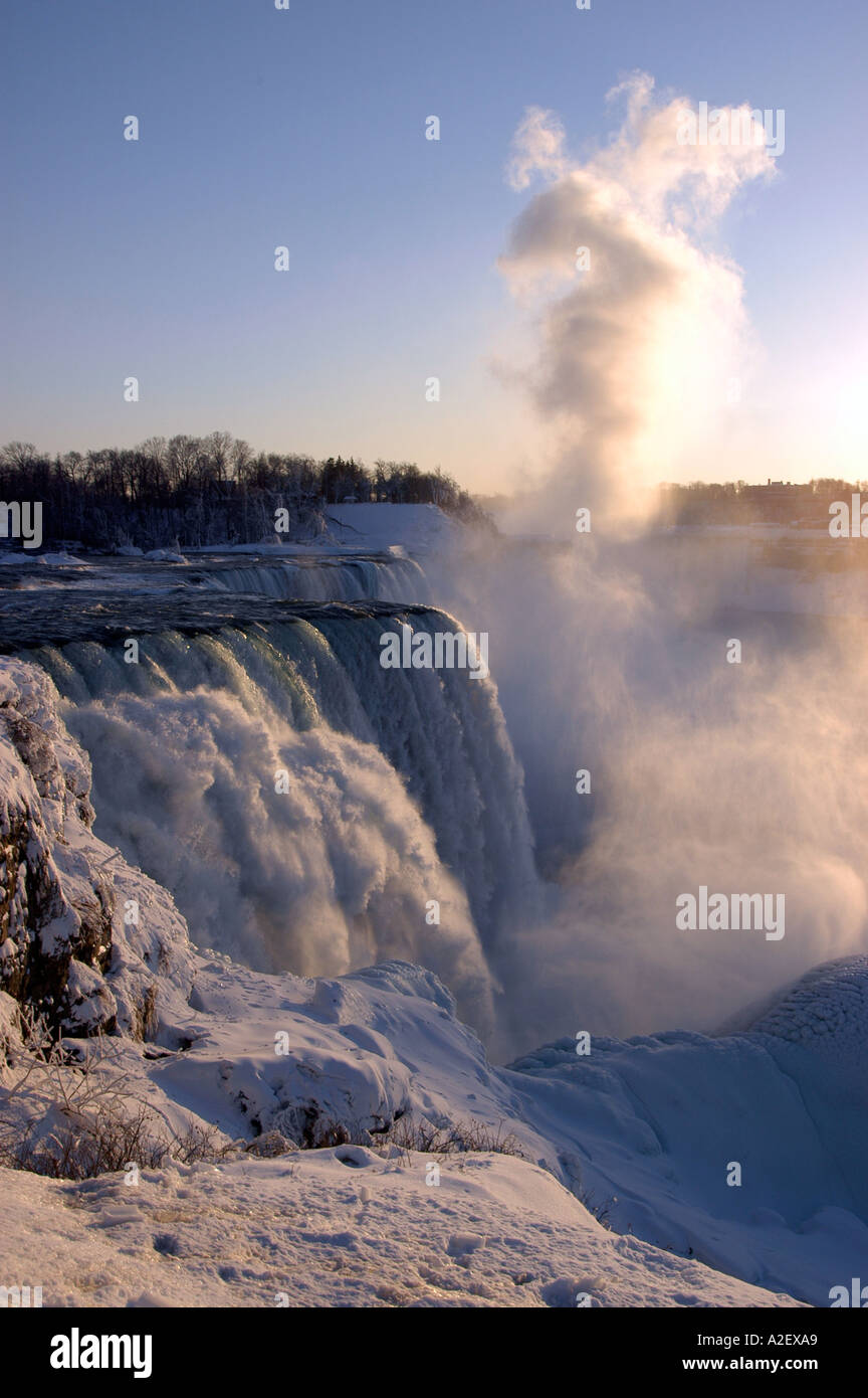 Niagara Falls New York USA Canada Stock Photo - Alamy