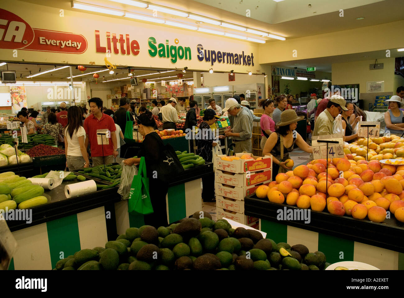 Little Saigon supermarket Footscray Melbourne Victoria Australia Stock ...
