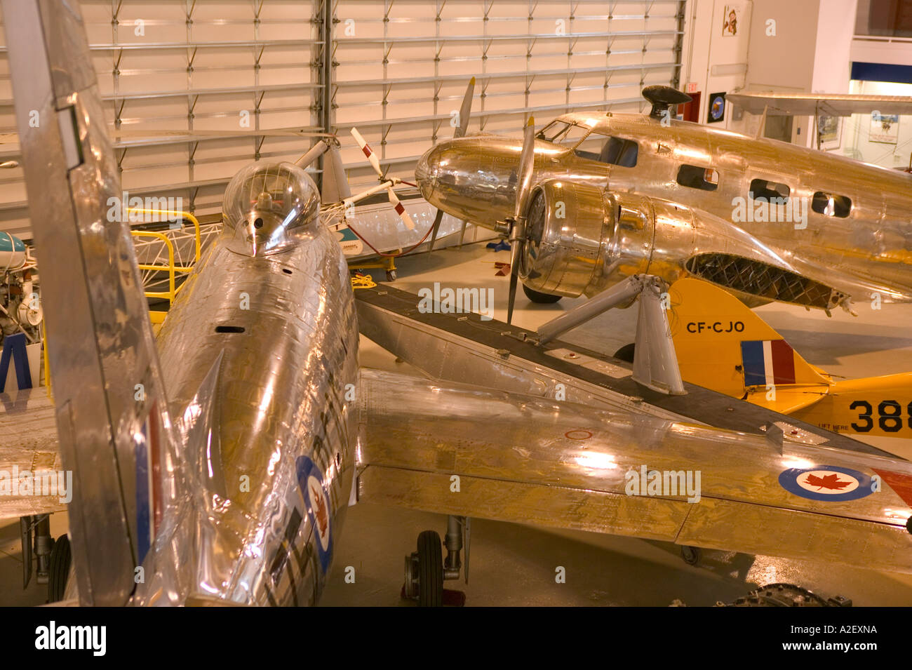 Canada, Alberta, Calgary: Aero Space Museum of Calgary, 1950's Sabre ...