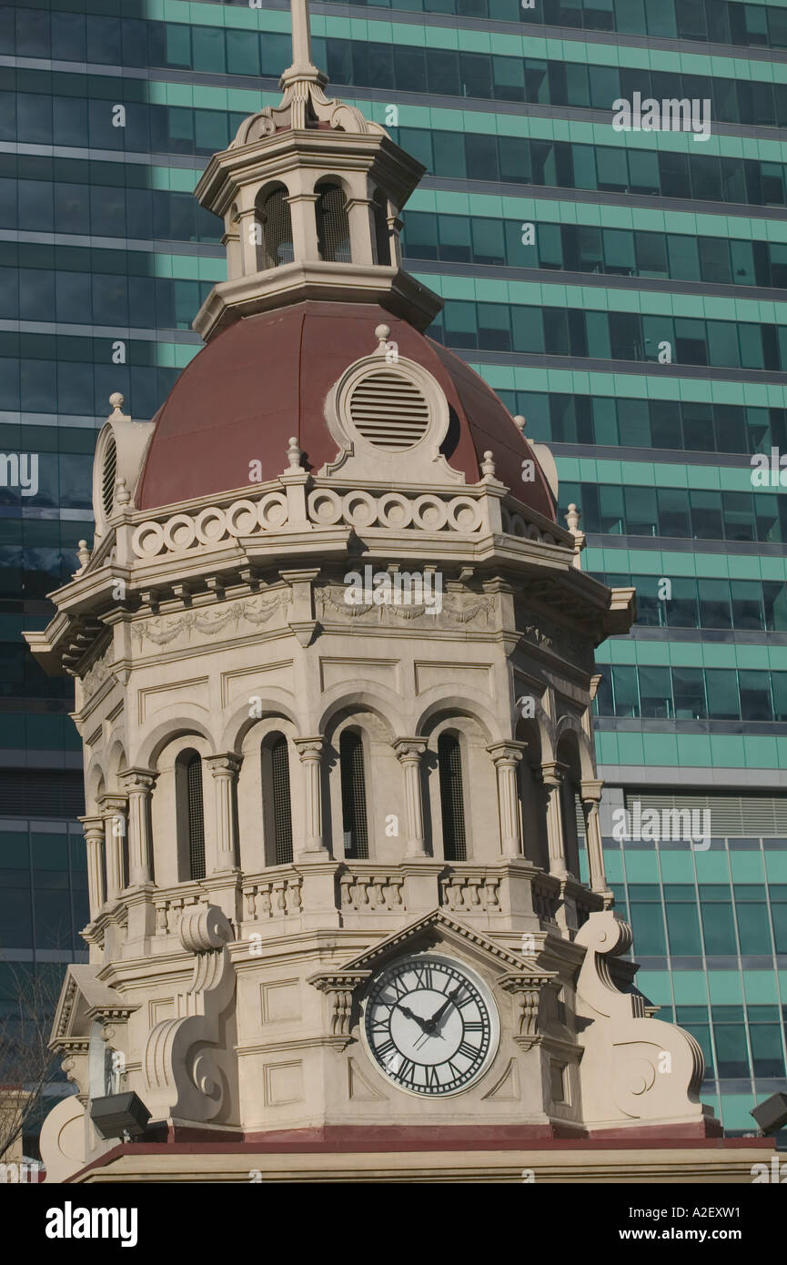 Canada, Alberta, Calgary: Downtown Architecture, Detail of James Short ...