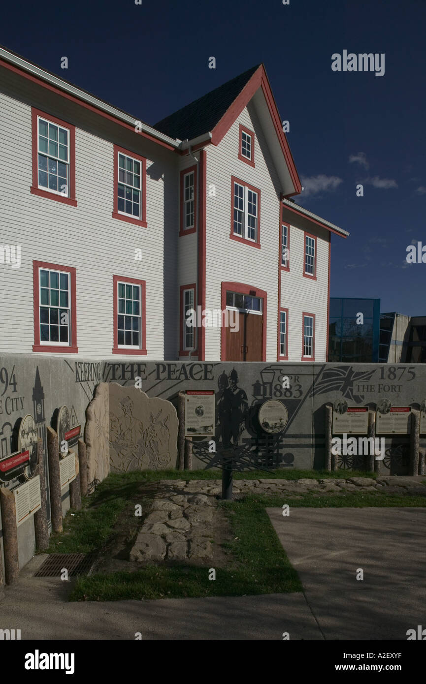 Canada, Alberta, Calgary: Fort Calgary Historic Park, Site of first ...