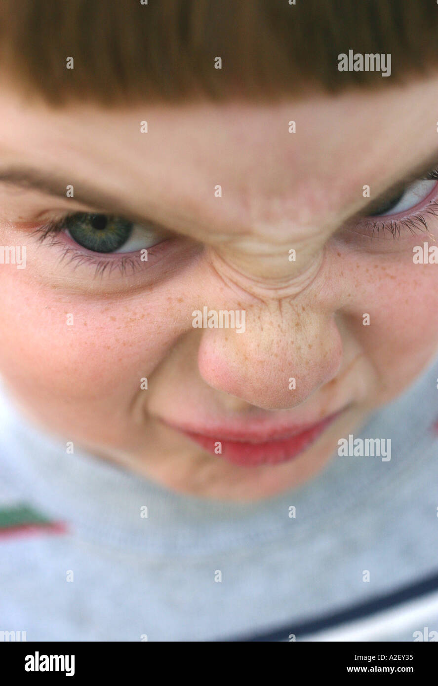 Male kid sad angry mad hi-res stock photography and images - Alamy