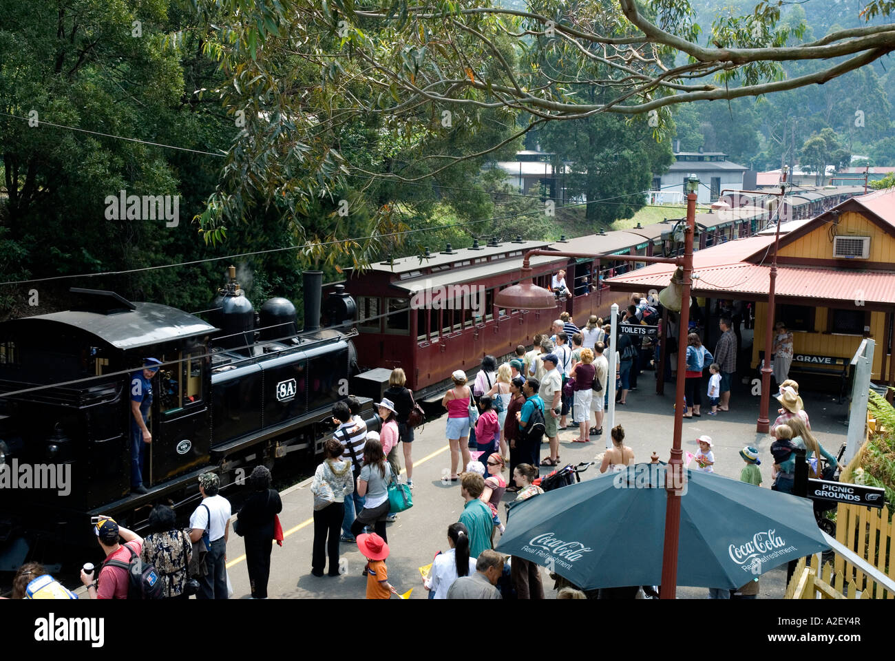 Belgrave Station Puffing Billy Railway Dandenong Ranges National Park ...