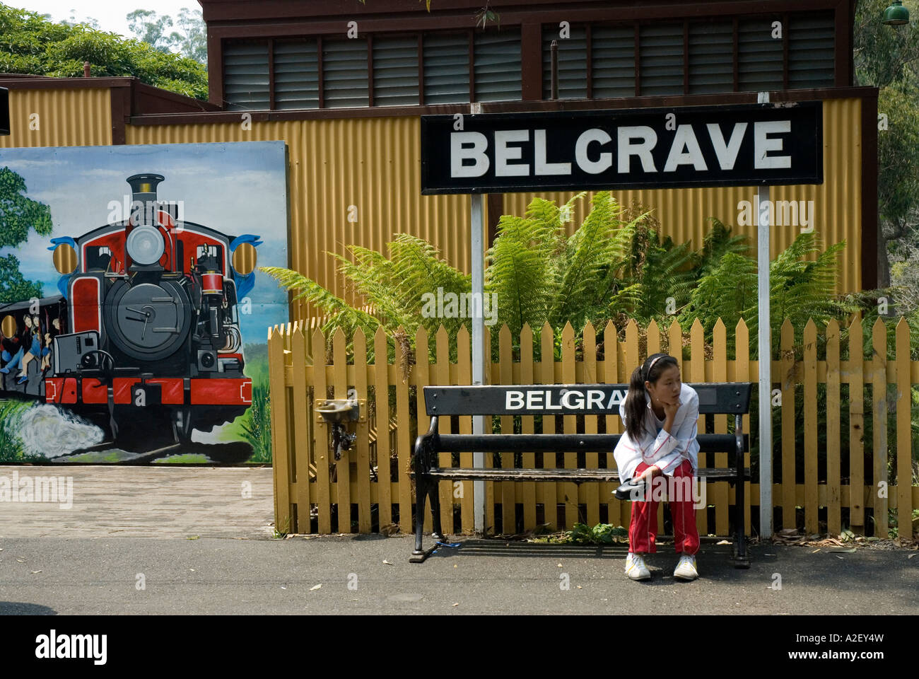 Belgrave Station Puffing Billy Railway Dandenong Ranges National Park ...