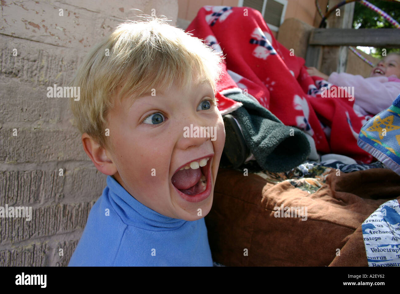 Sibling yelling hi-res stock photography and images - Alamy