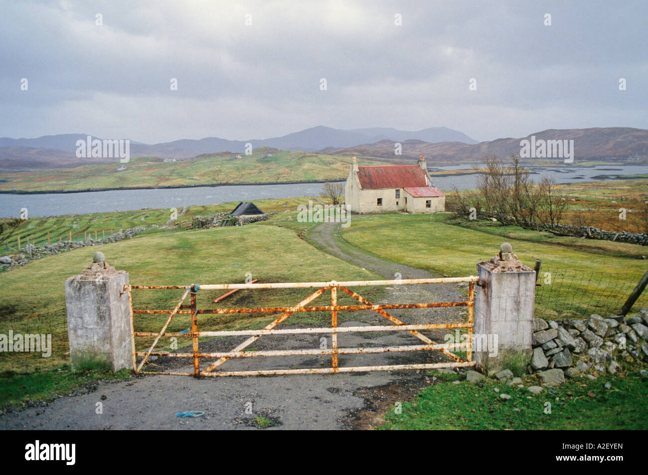 Isolated croft, Isle of Lewis or North Harris, Scotland Stock Photo - Alamy