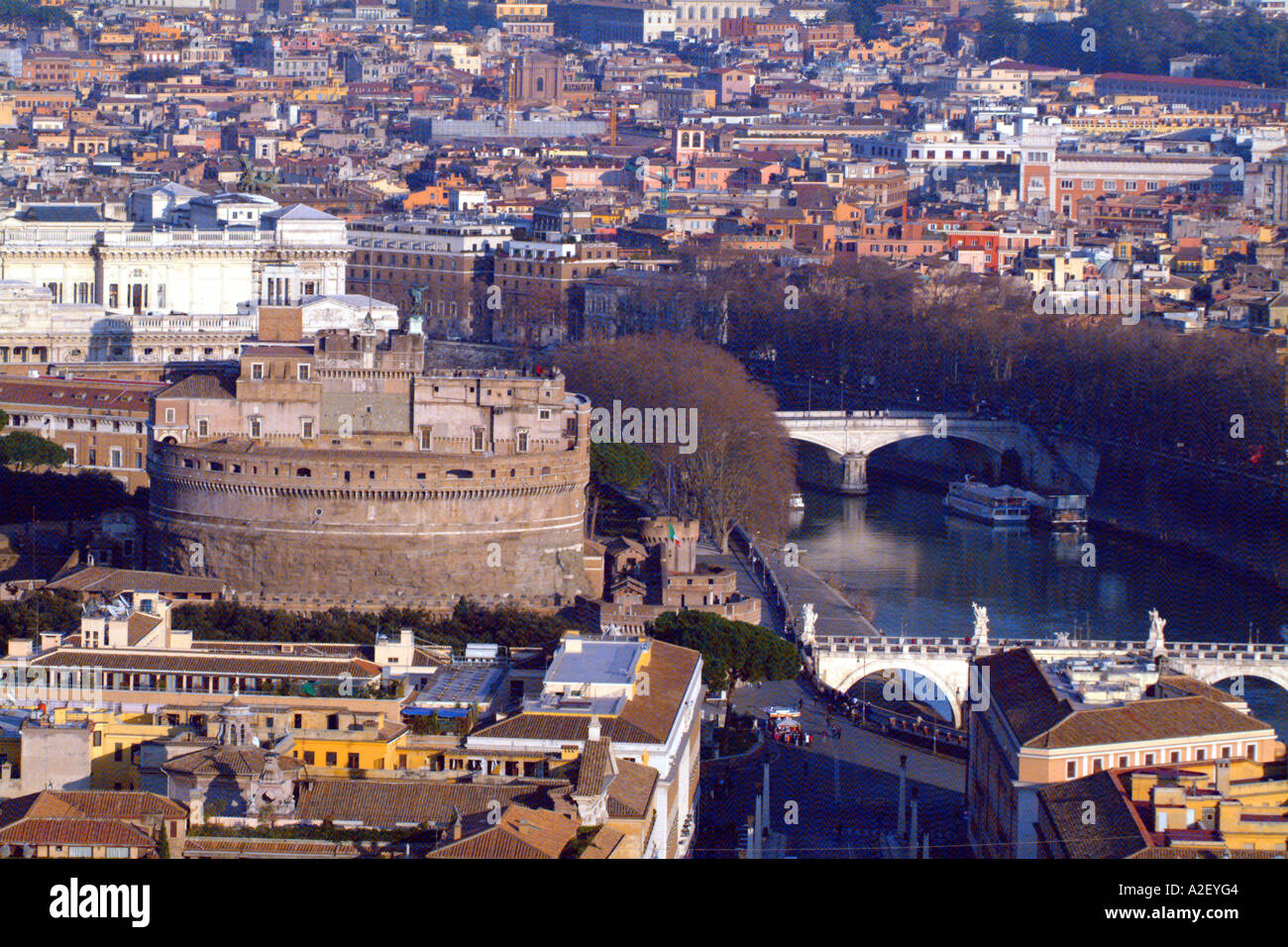 castle castello roma rome Stock Photo - Alamy