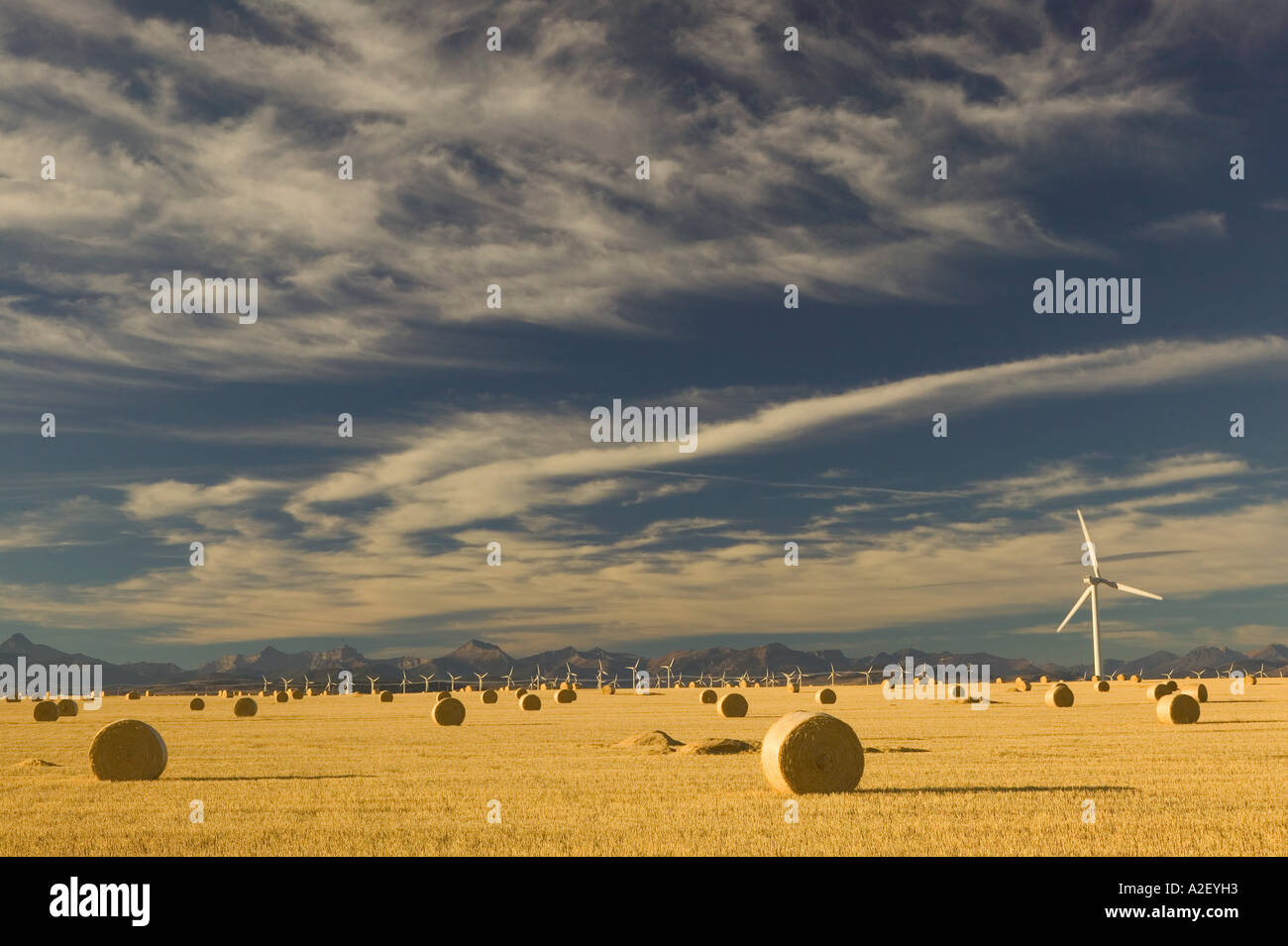 Cowley ridge wind farm hi-res stock photography and images - Alamy