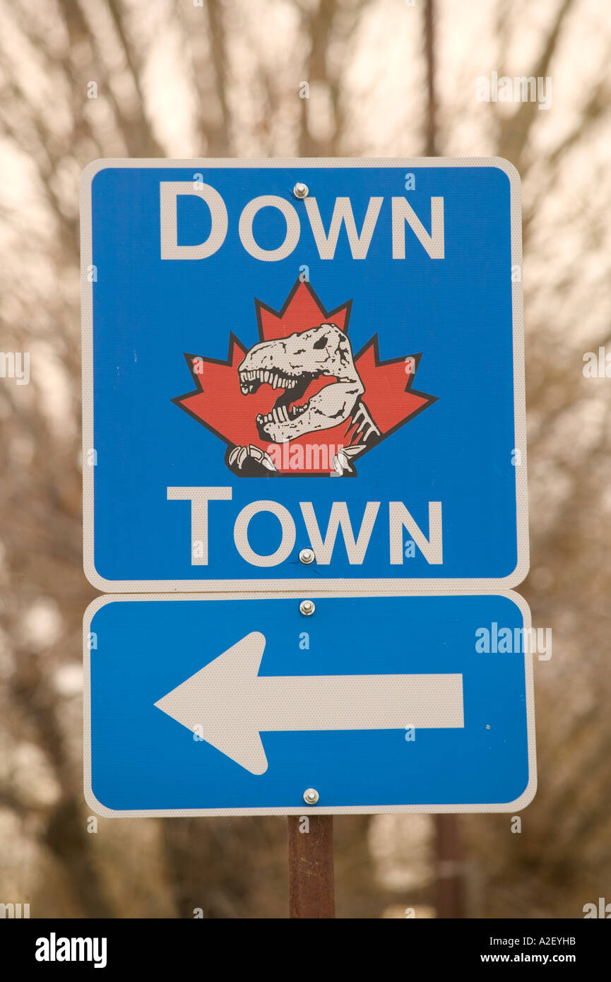 Drumheller sign hi-res stock photography and images - Alamy