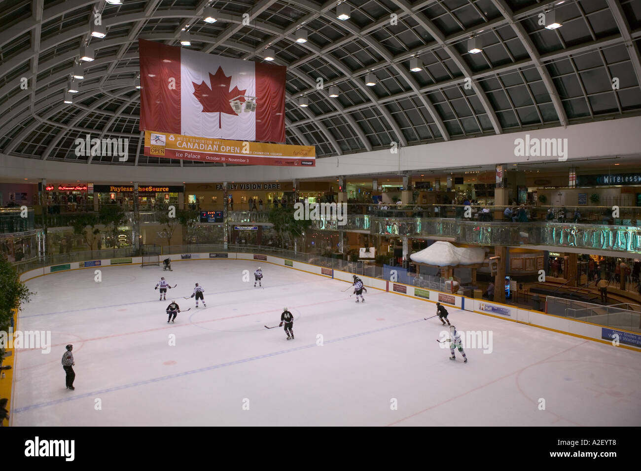 Canada, Alberta, Edmonton: West Edmonton Mall (World's Largest), Ice ...